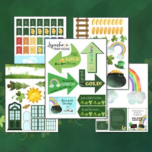 Leprechaun Trap Kit Printable, St Patricks Day Activities for Kids ...