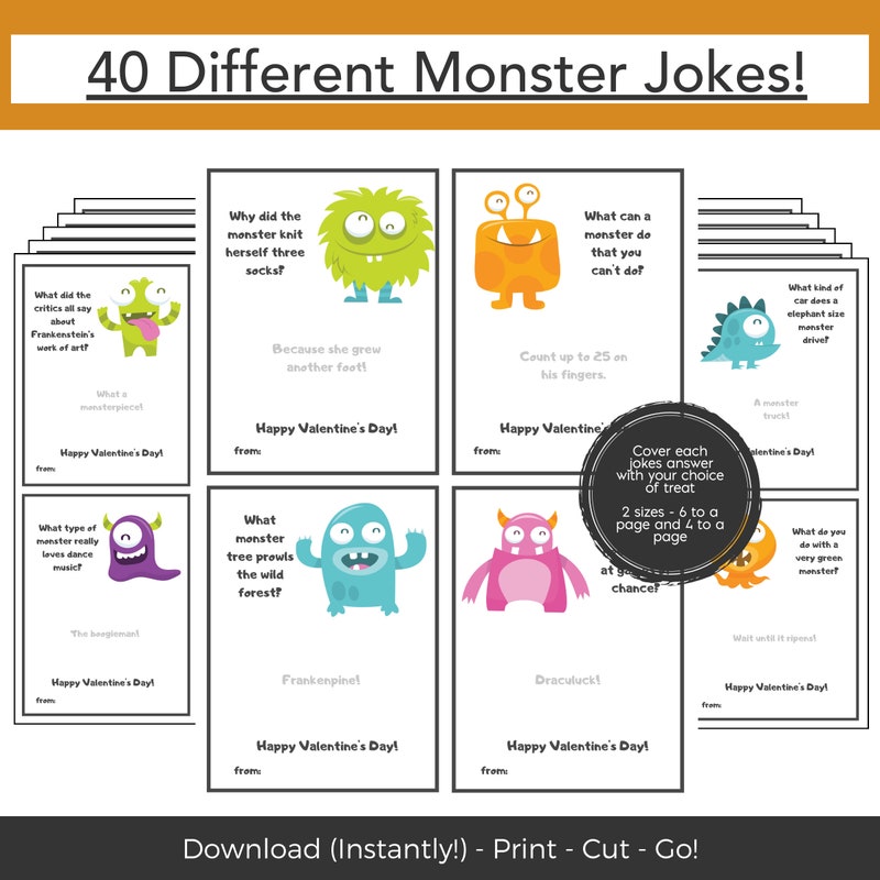 Funny Monsters - Etsy