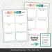 2025 Summer Calendar, Summer Planner Bundle, Kids Chore Chart, Summer ...