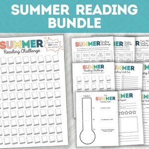 Summer Reading Challenge Printable Teen Adult or Kids - Etsy