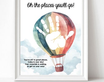 Last Day of School Handprint Craft Printable Graduation Craft Instant ...