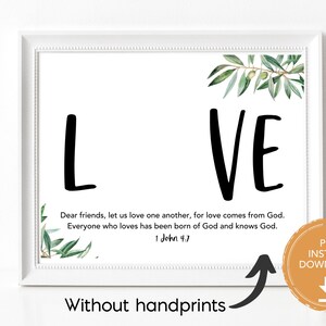 Kids Bible Crafts Christian Printable Handprint Art for Kids - Etsy