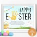Easter Handprint Craft for Kids Easter Printable Handprint Art, Toddler ...