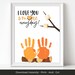 Bat Halloween Handprint Craft, DIY Craft for Kids Art, Halloween ...