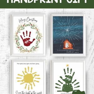 Christmas Bell Handprint Kids Christmas Craft, Baby's First Christmas ...