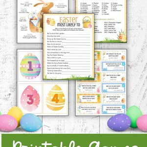 Whats Your Easter Bunny Name Easter Game, Easter Printable Game for ...