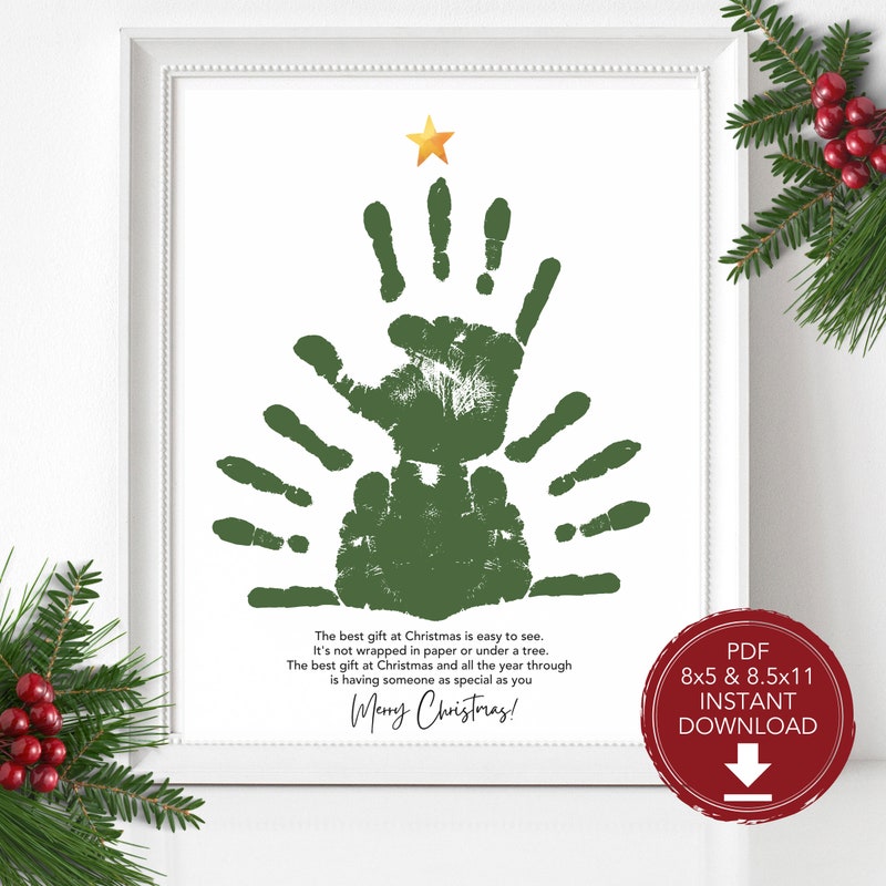 Handprint Tree - Etsy