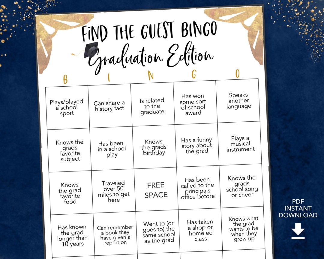 Graduation Party Games College Graduation Party Ideas High - Etsy