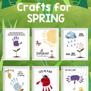 Spring Poem With Flower Handprint Activity, Preschool or Toddler ...