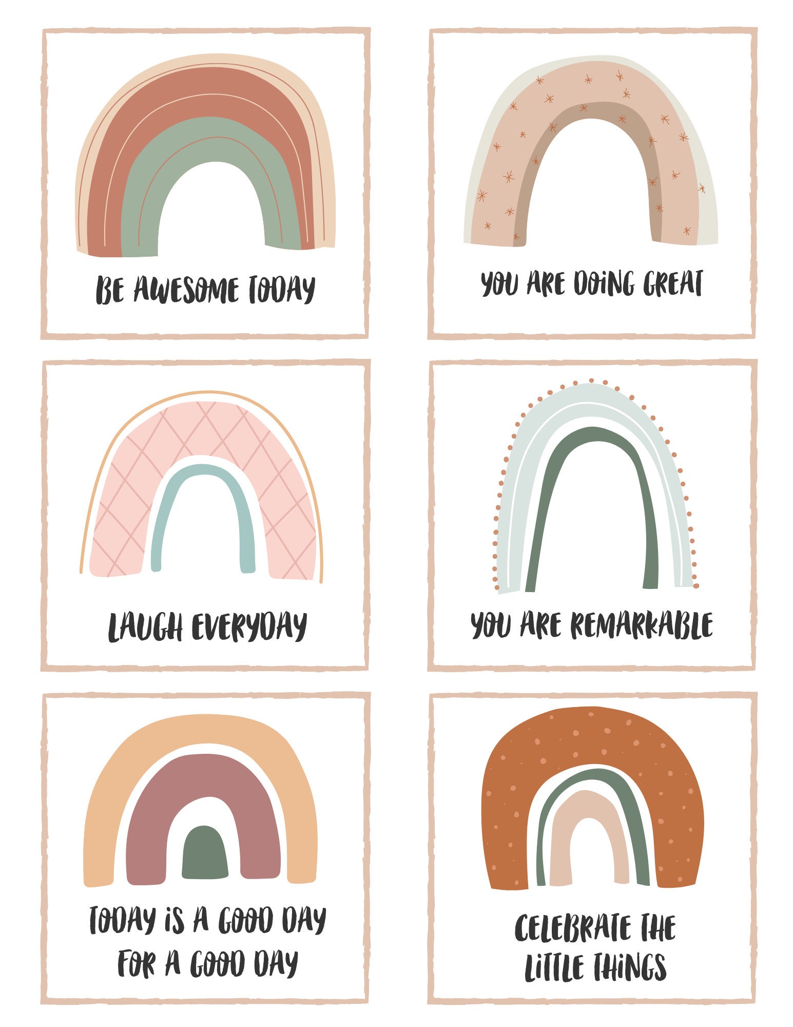 Printable Lunch Notes Lunch Box Cards Encouragement Cards - Etsy