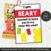 Gummy Bear Treat Gift Tag, Back to School Gift Tag, Meet the Teacher ...