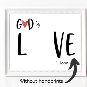 Kids Bible Study Craft, Handprint Art Bible Printables, Children Bible ...