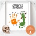 Monster Halloween Handprint Craft, DIY Craft for Kids Art, Halloween ...
