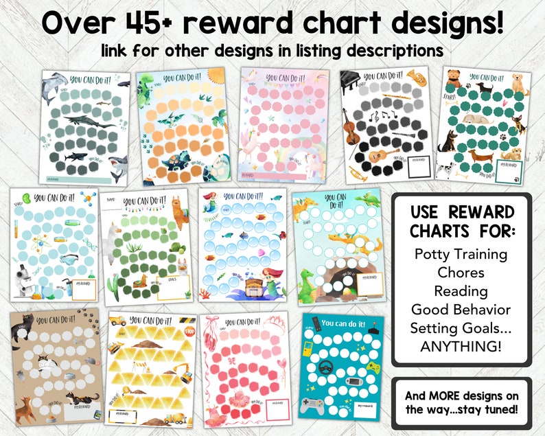 Puppy Dog Reward Chart for Kids Behavior Chart Printable - Etsy