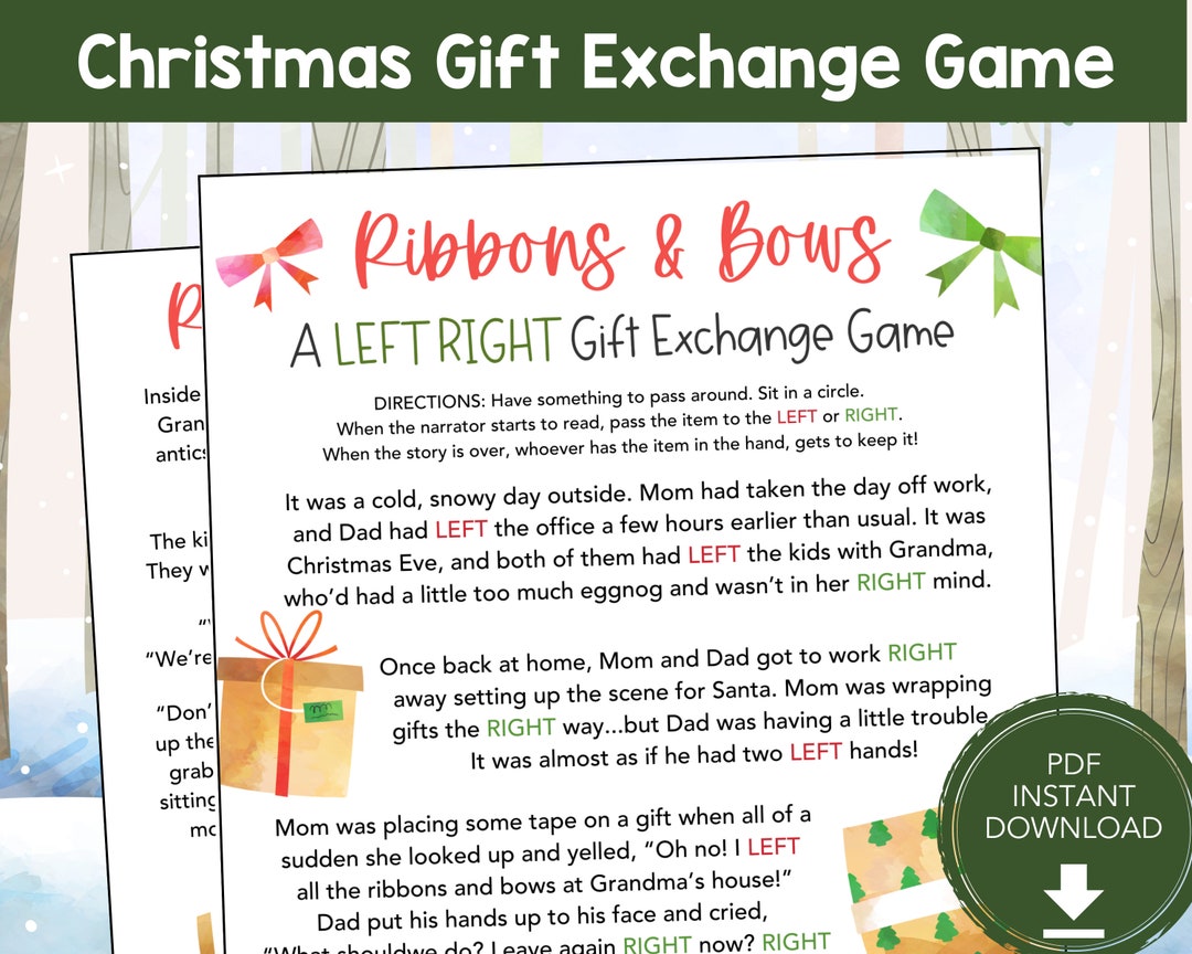 Santa Switch Christmas Party Games White Elephant Gift - Etsy