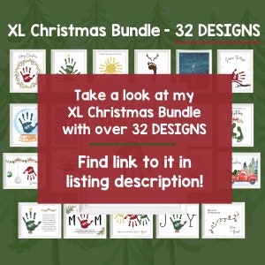 Truck Handprint Christmas Craft DIY, Baby's First Christmas, Toddler ...