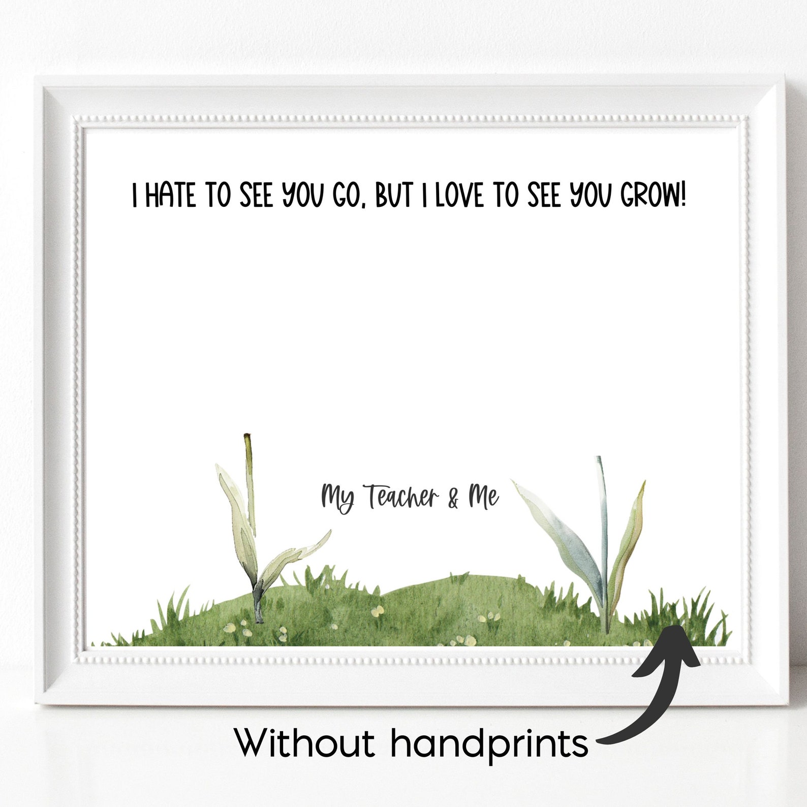 My Teacher and Me, End of School Year Activities, DIY Personalized Gift ...