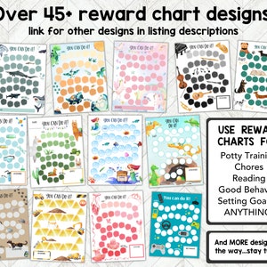 Monster Reward Chart for Kids Behavior Chart Printable, Chore Chart ...