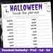 Halloween Finish the Phrase Game, Halloween Printable Games for Kids ...