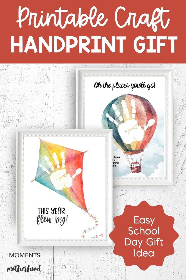 Last Day of School Craft Printable Keepsake, Prek End of School Year ...