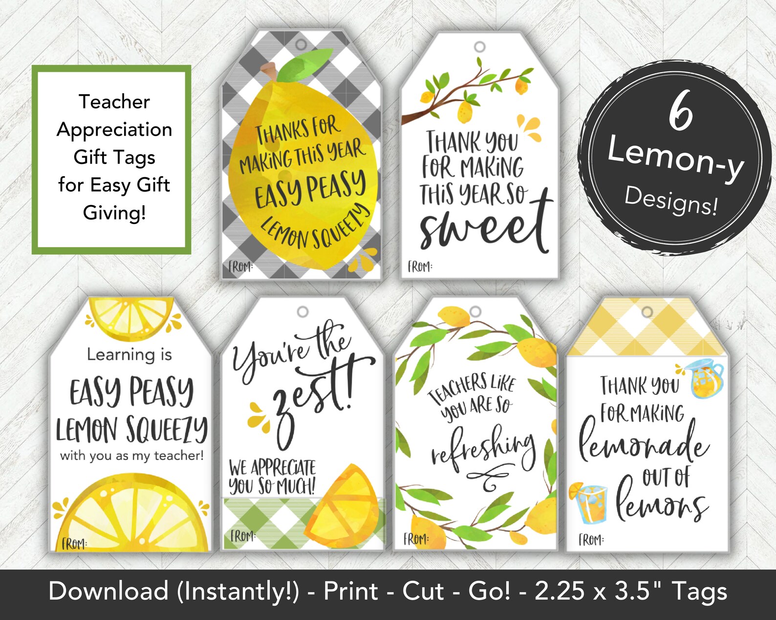Teacher Appreciation Gift Tag Teacher Gift Tags Printable - Etsy