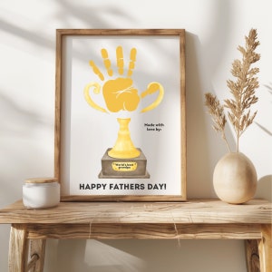 Grandpa Fathers Day Handprint Printable Poem, Grandpa Gift From ...