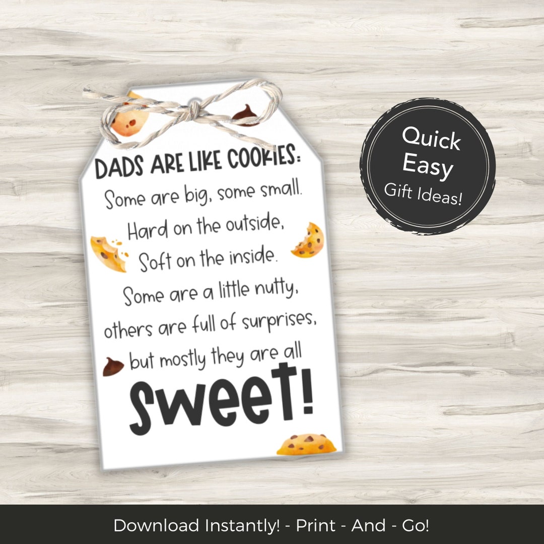 Fathers Day Printable Gift Tags, First Fathers Day Gift Tag, Dad Gift ...