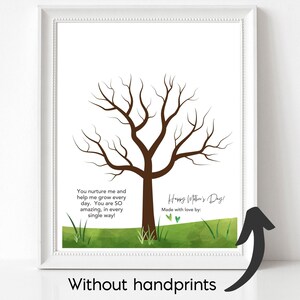 Mothers Day Handprint Printable, Grandma Gift From Grandkids or DIY ...