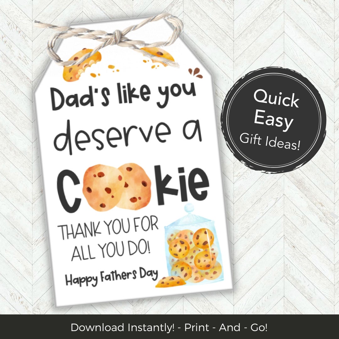 Fathers Day Printable Gift Tags, First Fathers Day Gift Tag, Dad Gift ...