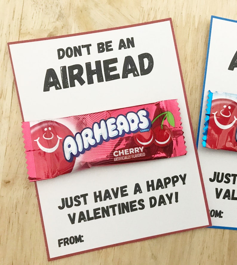 Candy Funny Valentine Cards for Kids Valentine Printable - Etsy