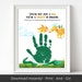 Printable Fathers Day Handprint Craft , Handprint Art for Kids, DIY ...
