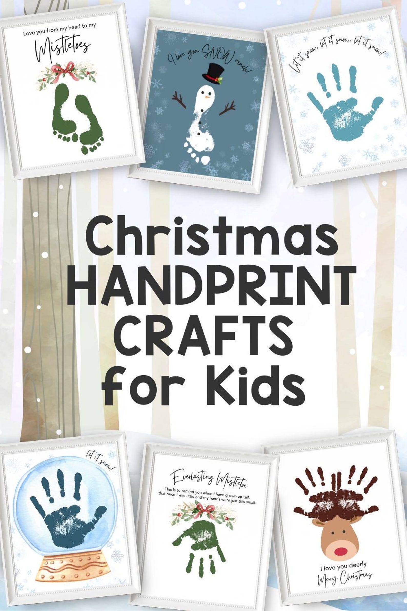 Gingerbread Man Christmas Handprint Craft, Class Activity Handprint Art ...