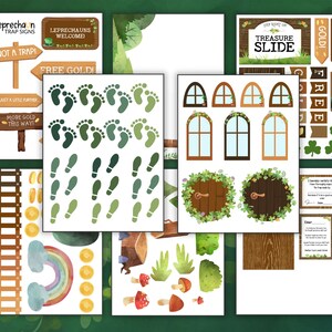 Leprechaun Trap Kit Printable St Patricks Day Activities for - Etsy