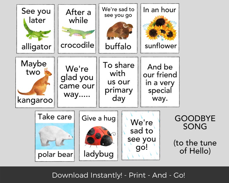 Welcome Hello Song LDS Primary Chorister LDS Primary Nursery - Etsy