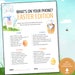Whats on Your Phone Easter Party Games, Printable Easter Games for ...