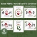 Christmas Handprint Craft Bundle, Handprint Art Christmas Crafts for ...