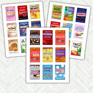 Printable Employee Appreciation Gift Tags Bundle, Easy Bulk Gift Idea ...