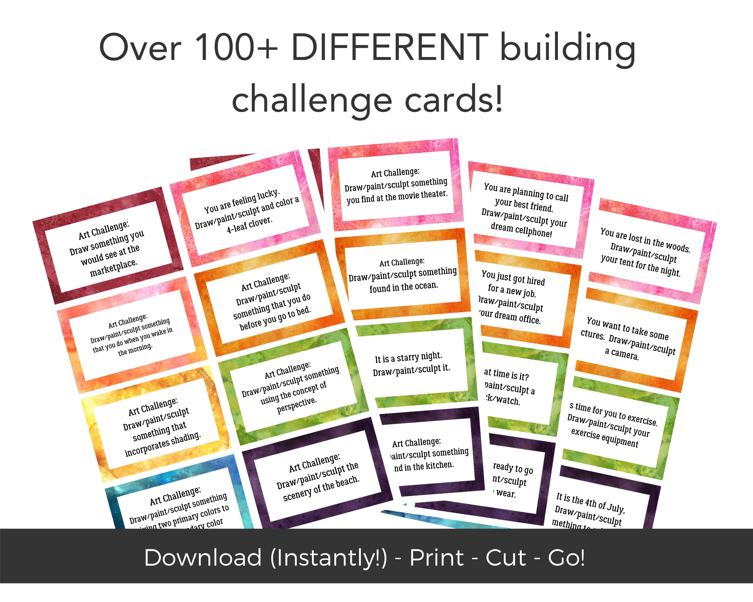 Creative Kids Printable Activity Art Printable Boredom - Etsy