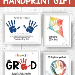 2025 Graduation Last Day of School Handprint Craft, End of School Year ...