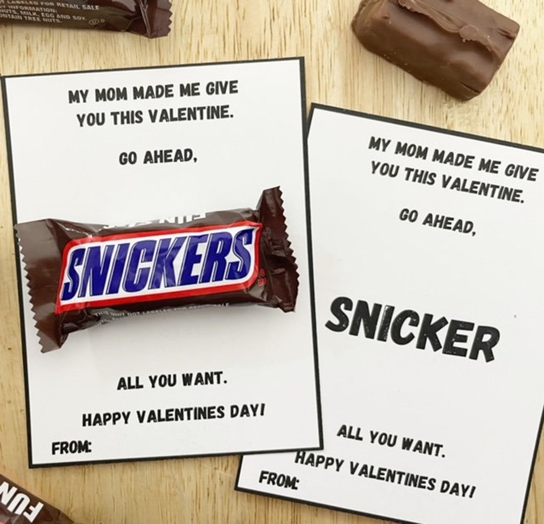 Chocolate Printable Valentine Cards for Kids, Kids Valentines Cards ...