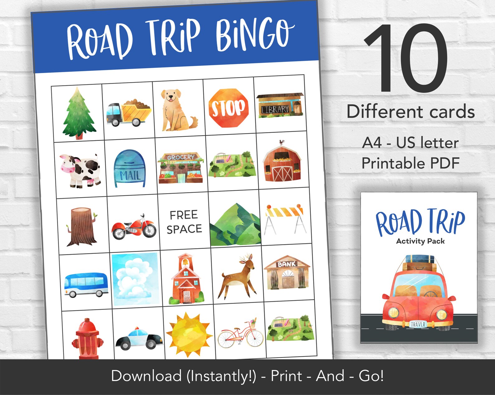 Kids Road Trip Games Printable Family Road Trip Planner - Etsy