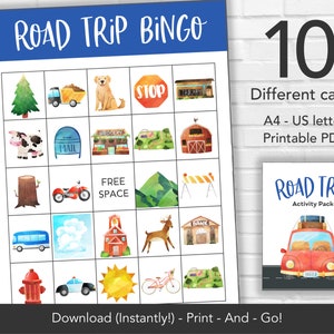 Kids Road Trip Games Printable, Family Road Trip Planner, Family ...
