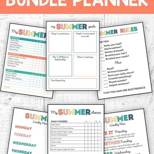 Summer Rules Printable, Summer Rules List for Kids, PDF Instant ...