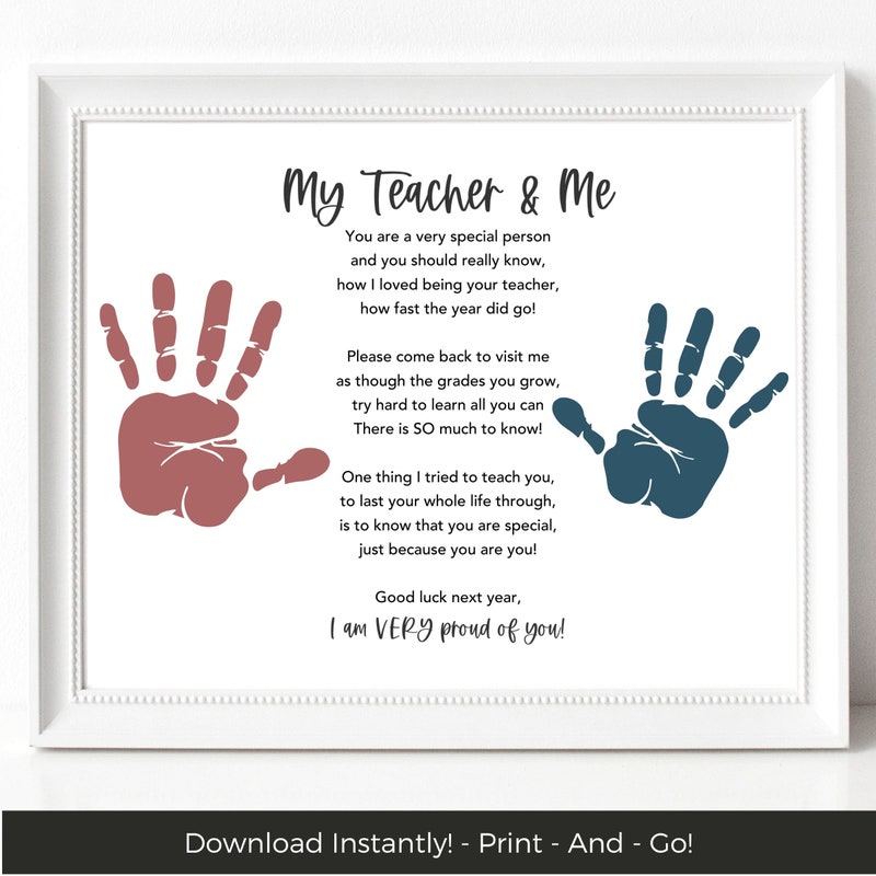 Teacher Poem - Etsy