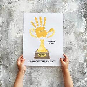 Grandpa Fathers Day Handprint Printable Poem, Grandpa Gift From ...