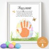 Spring Rain Umbrella Handprint Activity, Preschool or Toddler Handprint ...