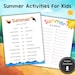 Printable Games for Kids, Summer This or That Game, A to Z Race ...