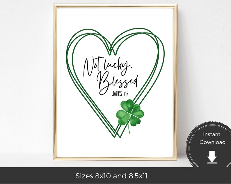 St Patricks Day Wall Art Printable Decor Saint Patricks Day - Etsy