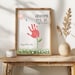 Mothers Day Handprint Art, DIY Mothers Day Gift for Grandma, Gift From ...