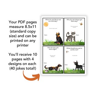 Kittens and Cats Printable Valentine Cards for Kids, Kids Valentines ...